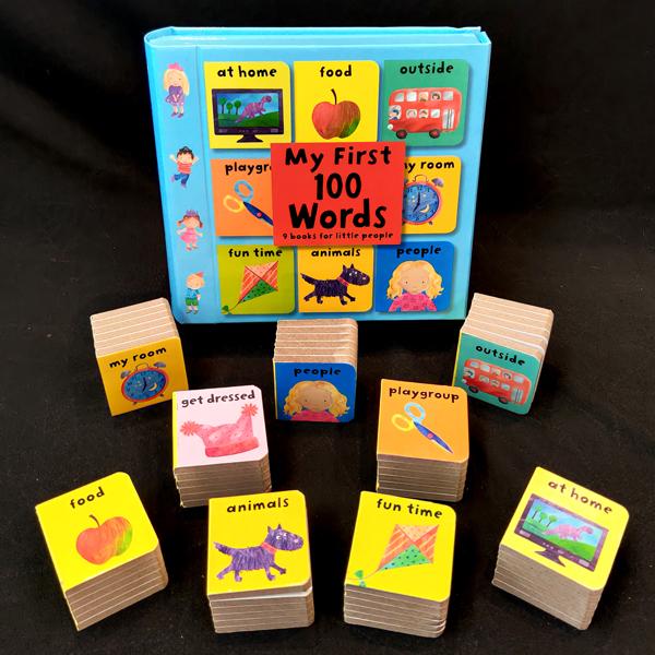My First 100 Words: 9 Board Books for Little People | Terra Toys