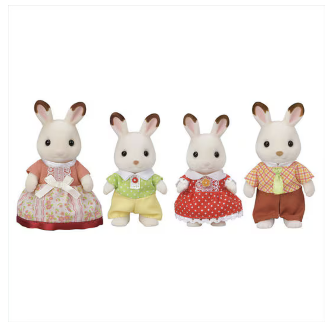 Calico Critters Chocolate Rabbit Family | Terra Toys