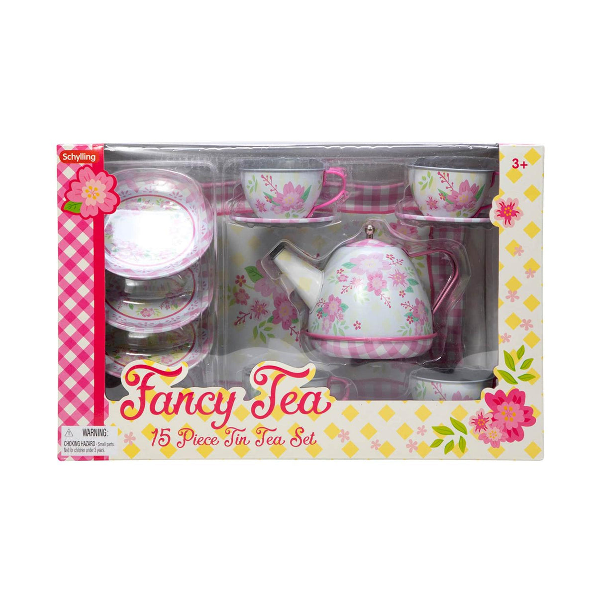 Fancy Tea Set Tin 15 pc | Terra Toys