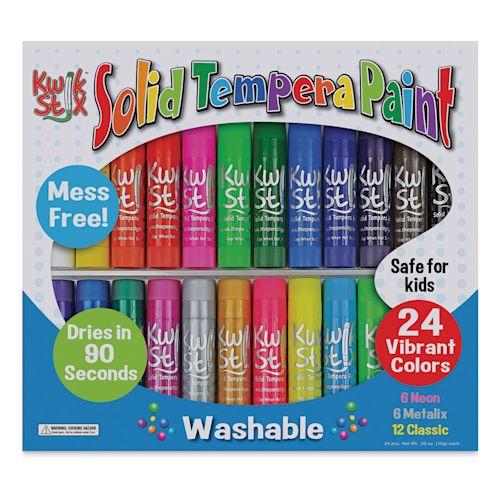 Kwik Stix Solid Tempera Paint 24-Pack | Terra Toys