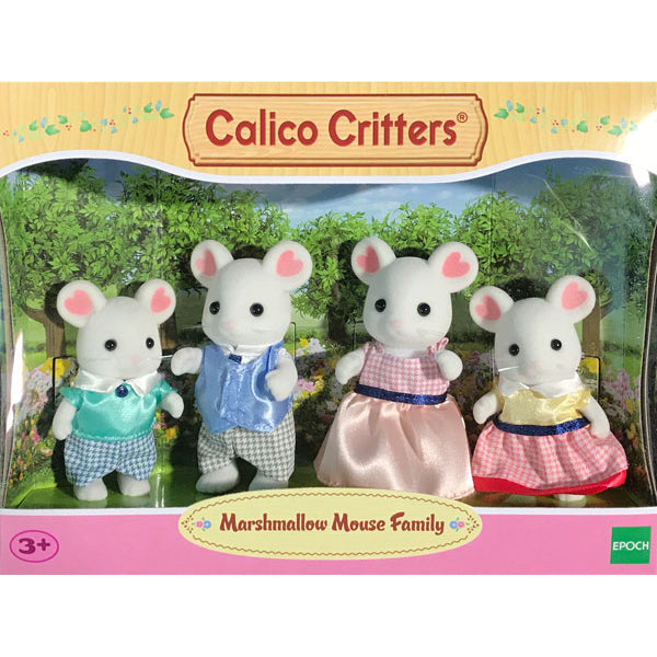 Calico Critters Marshmallow Mouse Family | Terra Toys