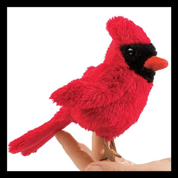 Mini Cardinal Finger Puppet | Terra Toys
