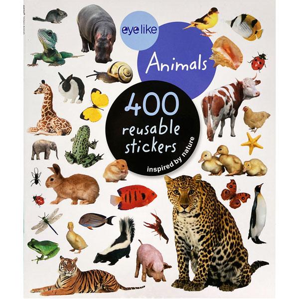Eyelike Animals Reusable Sticker Book | Terra Toys