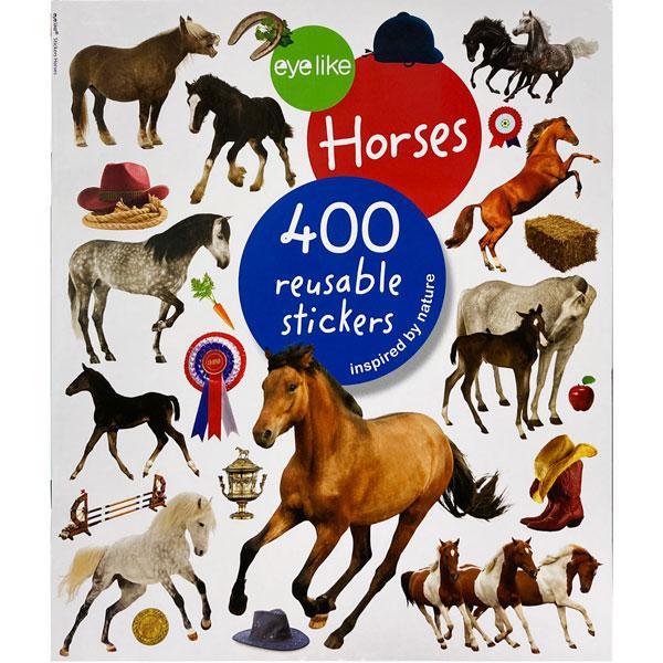 Eyelike Horses Reusable Sticker Book | Terra Toys