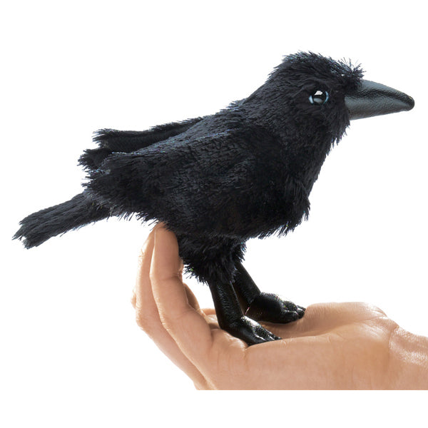 Mini Raven Finger Puppet | Terra Toys