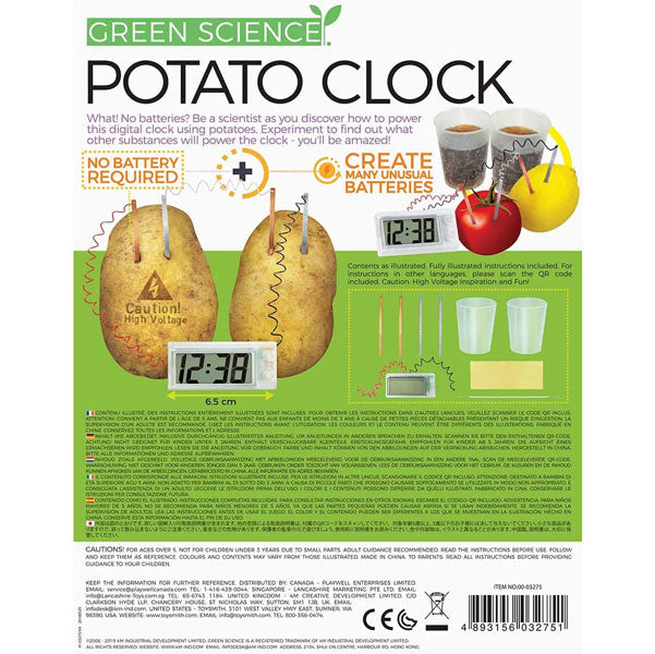 Potato Clock Build Kit | Terra Toys