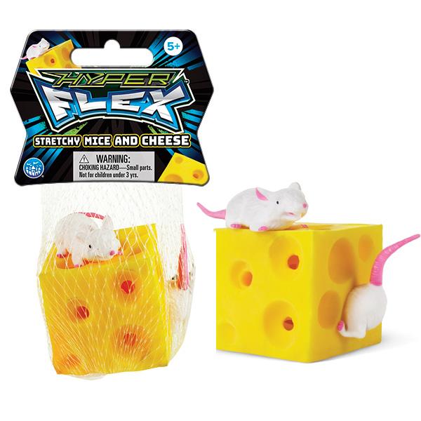 Hyperflex Stretchy Mice with Cheese | Terra Toys
