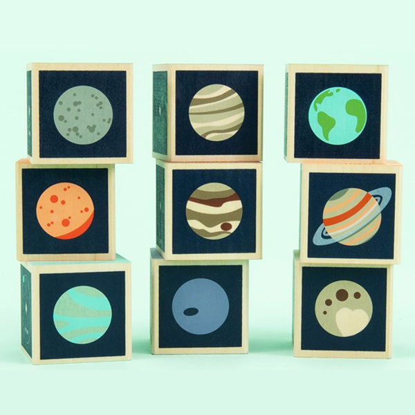 Planet Blocks (9pc) (2+) | Terra Toys