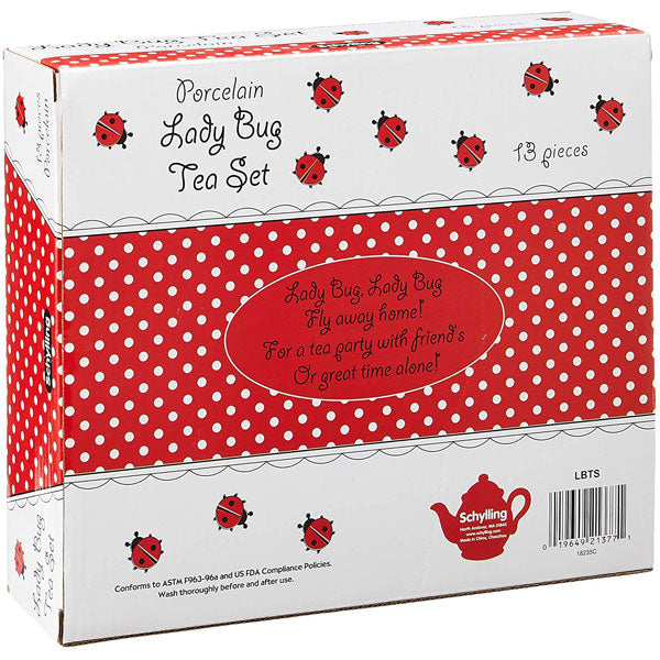 Porcelain Lady Bug Tea Set | Terra Toys