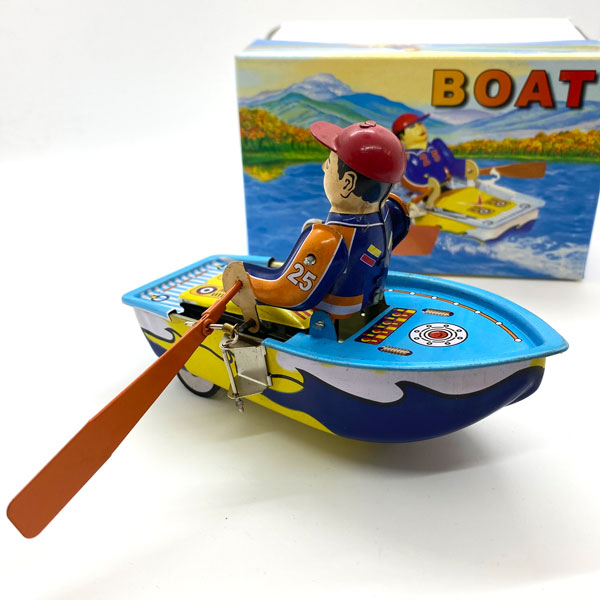 Rowing Boat Tin Wind-Up | Terra Toys