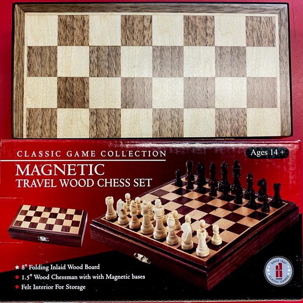 Travel Wooden Magnetic Chess Set | Terra Toys