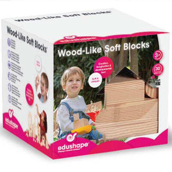 Wood-Like Soft Blocks | Terra Toys